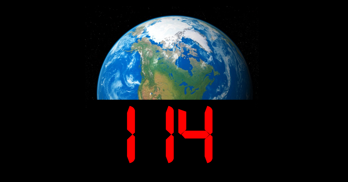 Country Count Updated to 114 - 100countries.info